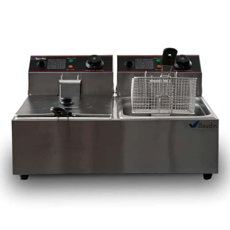 Fritador eléctrico doble 6 + 6 litros | Demet HEF-82A