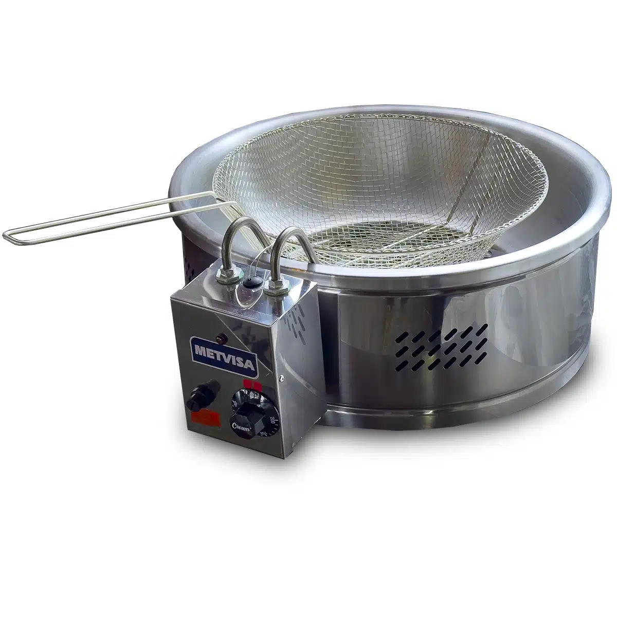 Freidor 6 Lts Electrico Redondo | Metvisa TFE.6